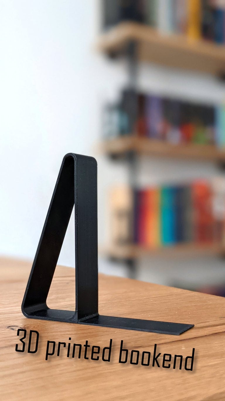 Simple 3D printed bookend to keep your collection tidy » The smarthome ...